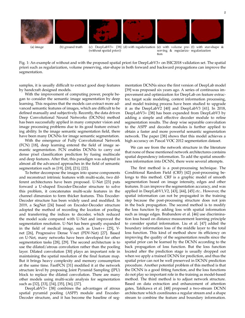 Deep Convolutional Neural Networks With Spatial Regularization Volume