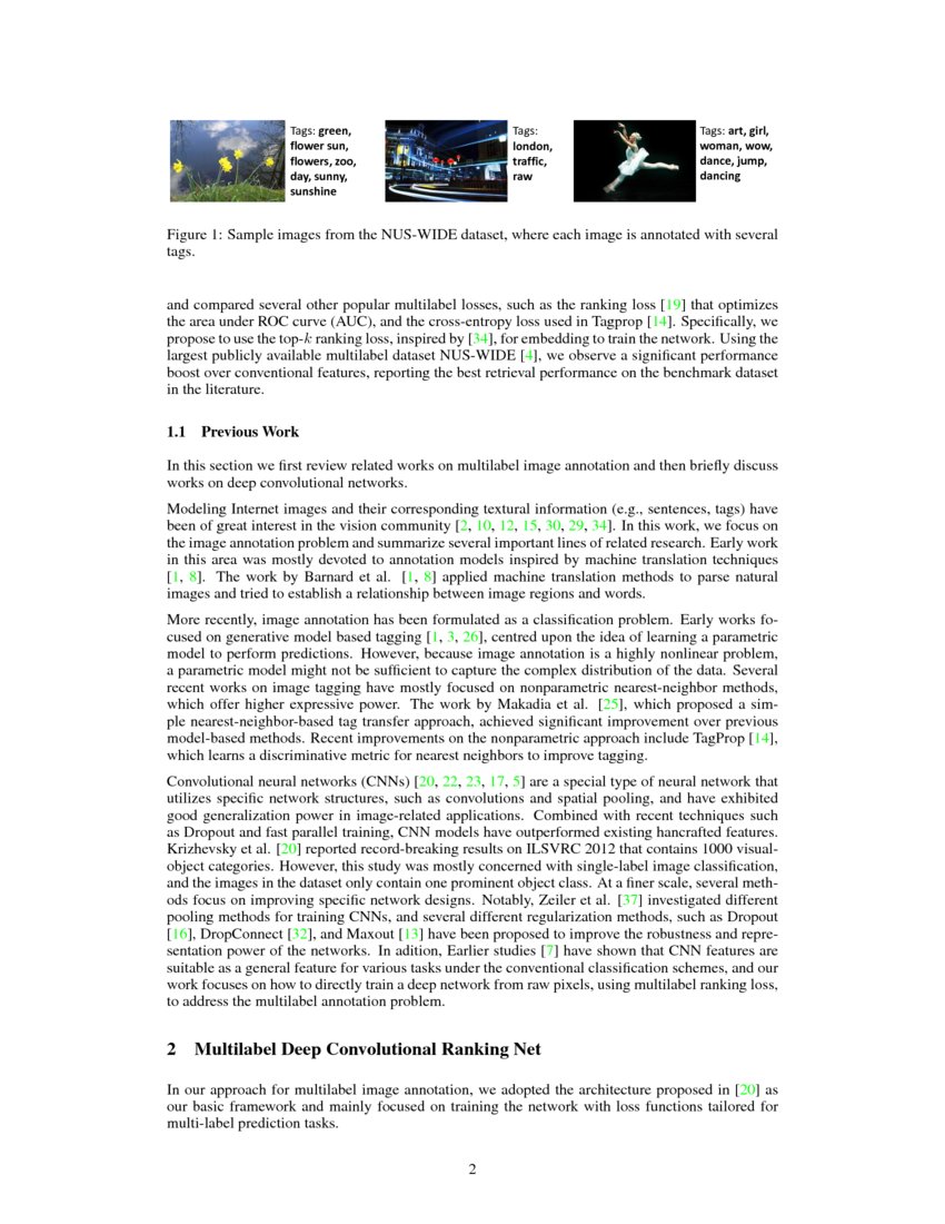 Deep Convolutional Ranking for Multilabel Image Annotation | DeepAI
