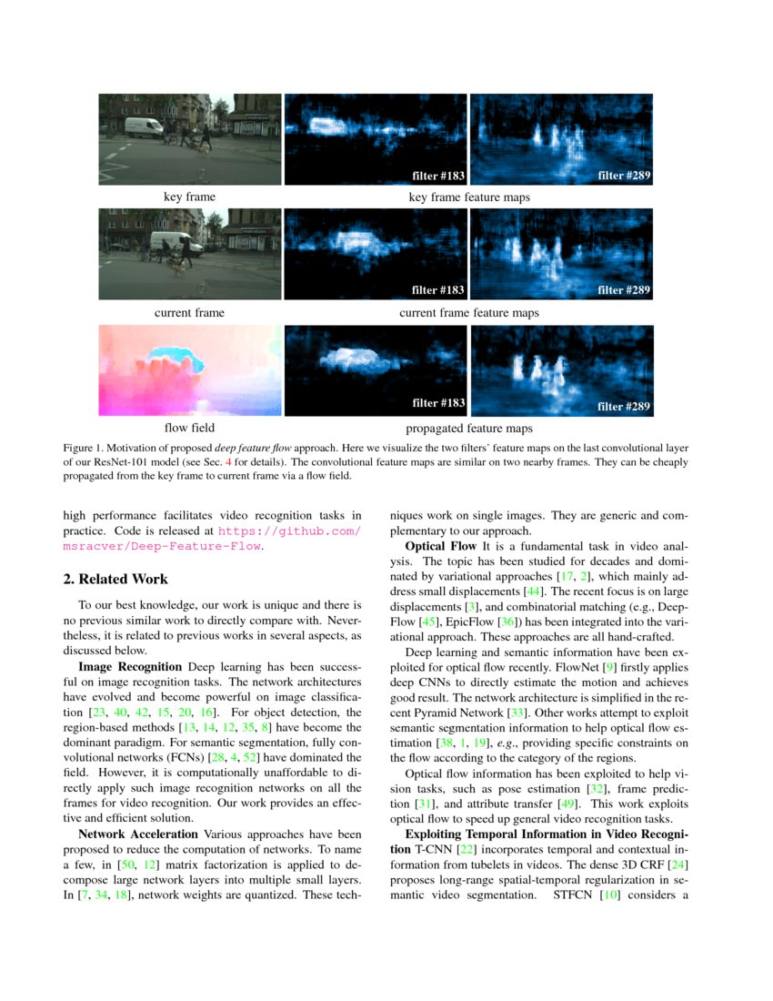 Deep Feature Flow for Video Recognition | DeepAI
