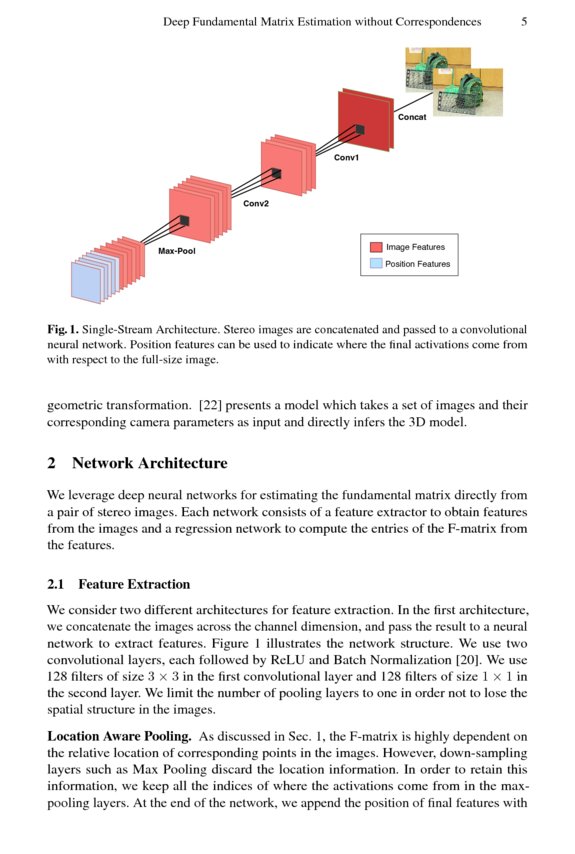 Deep Fundamental Matrix Estimation Without Correspondences Deepai