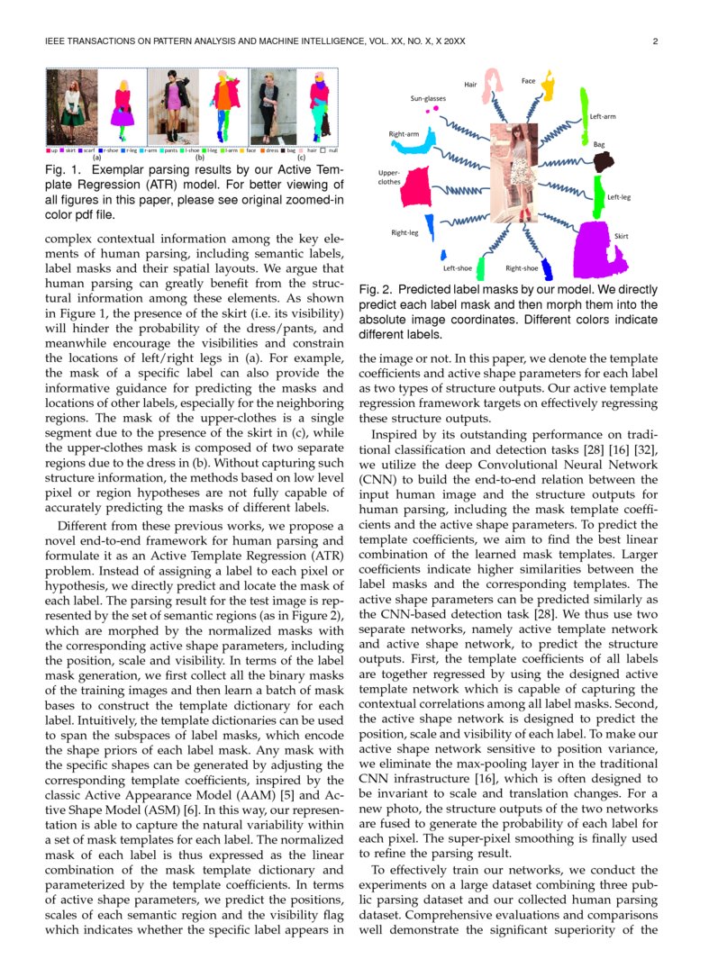 Deep Human Parsing with Active Template Regression | DeepAI