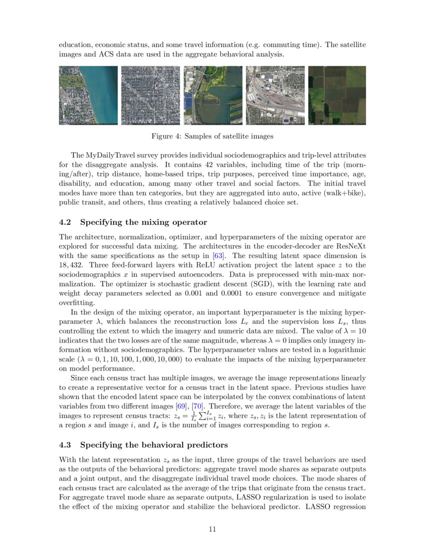 Deep hybrid model with satellite imagery: how to combine demand ...