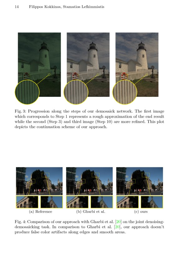 Deep Image Demosaicking Using A Cascade Of Convolutional Residual Denoising Networks Deepai