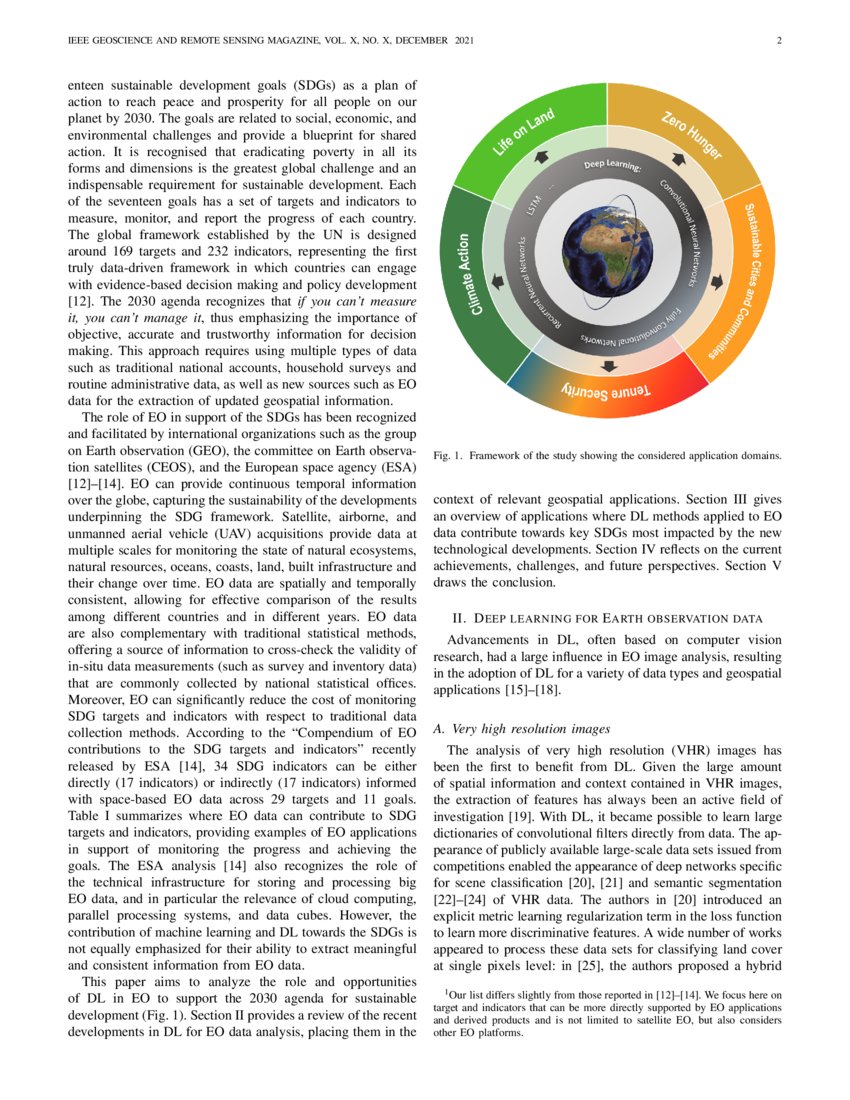 Deep Learning and Earth Observation to Support the Sustainable ...