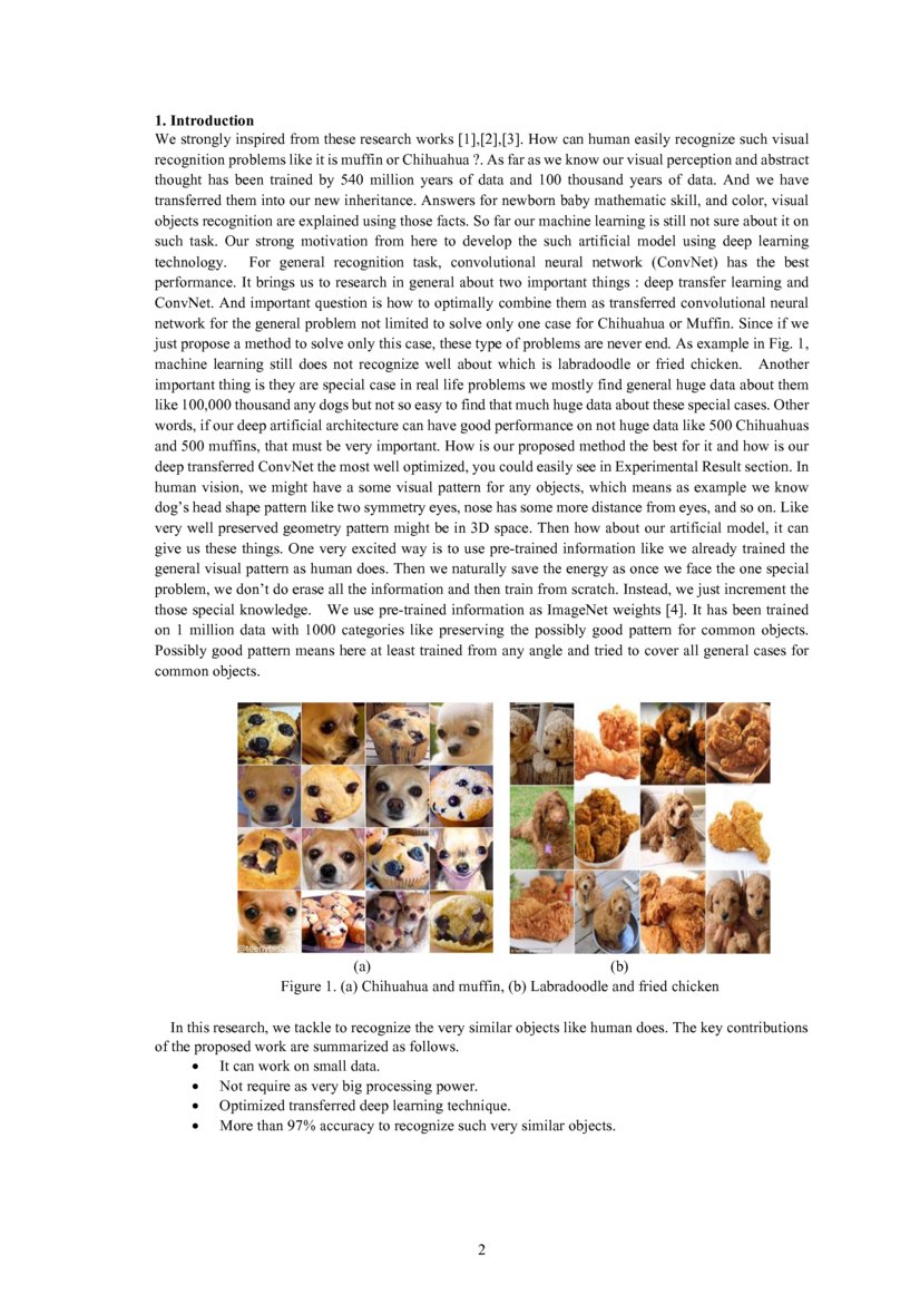 Deep Learning Approach for Very Similar Objects Recognition Application on Chihuahua and Muffin ...