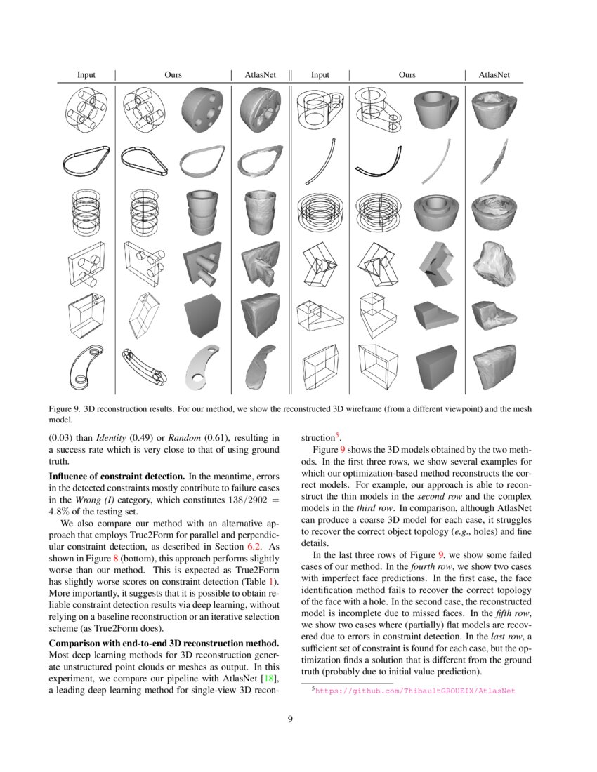 Deep Learning Assisted Optimization for 3D Reconstruction from Single 2D Line Drawings | DeepAI