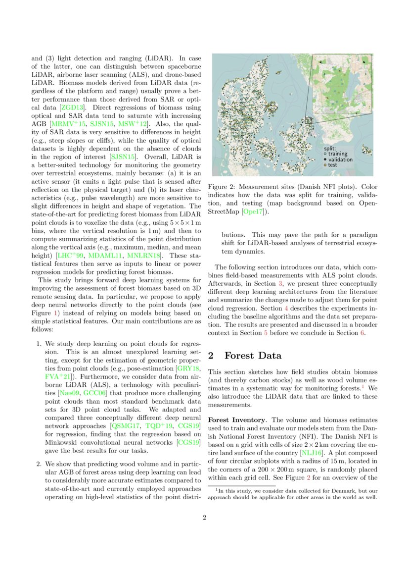 Deep Learning Based 3D Point Cloud Regression for Estimating Forest ...