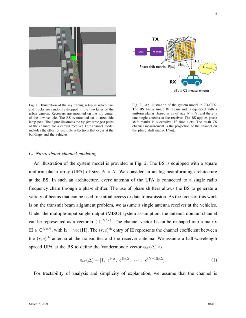 Deep Learning-based Compressive Beam Alignment in mmWave Vehicular Systems | DeepAI