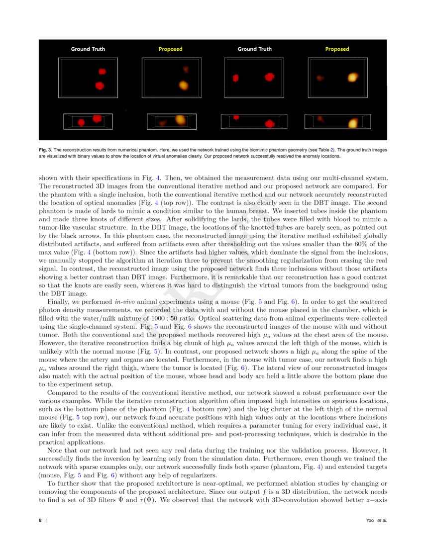 Deep Learning Can Reverse Photon Migration for Diffuse Optical Tomography | DeepAI
