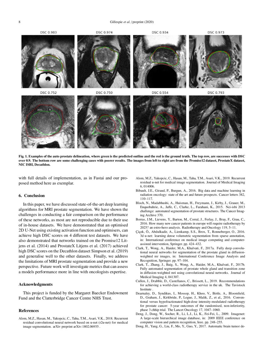 Deep learning in magnetic resonance prostate segmentation: A review and ...