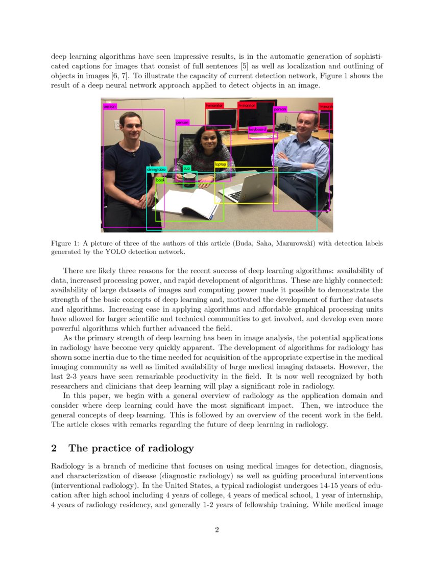 Deep learning in radiology: an overview of the concepts and a survey of ...