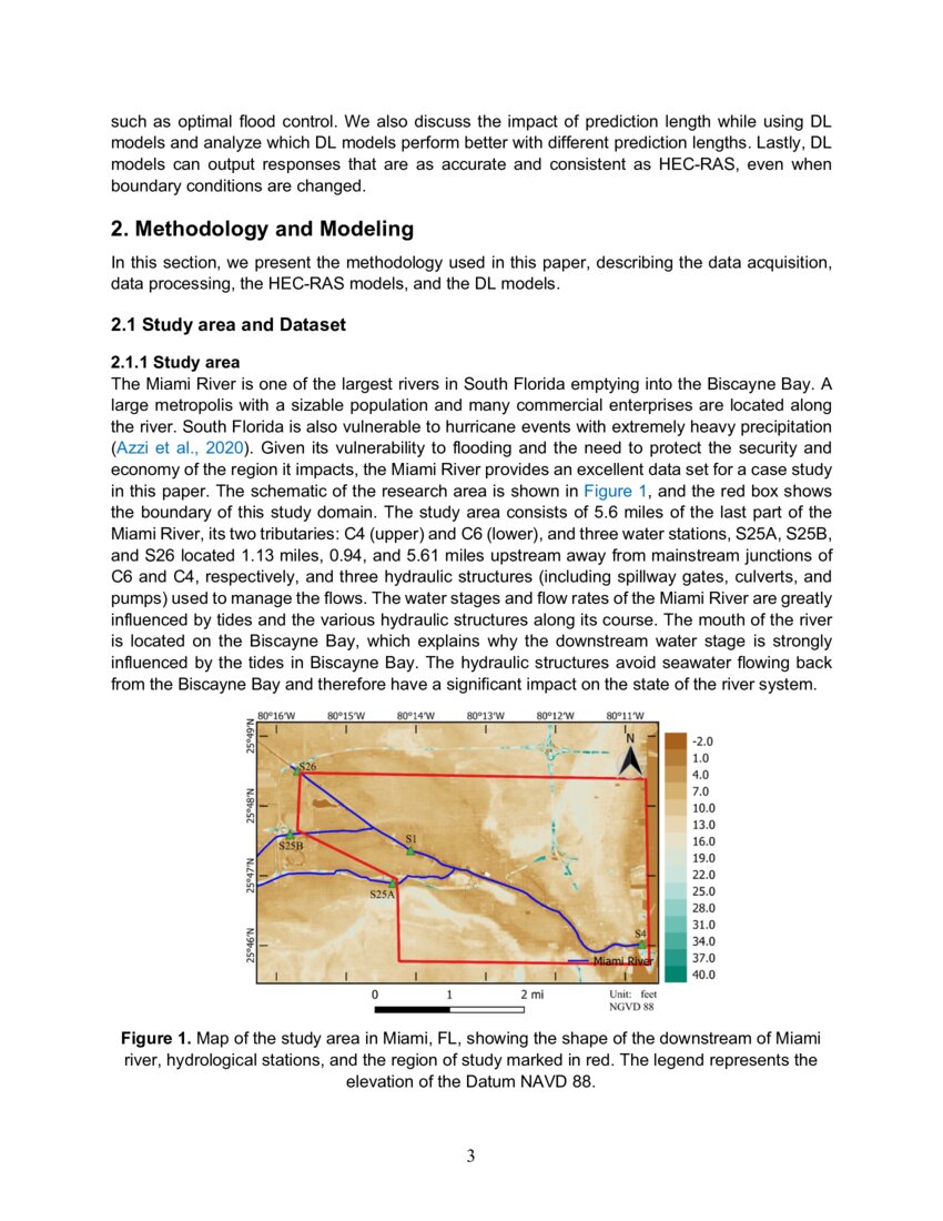 Deep Learning Models for Water Stage Predictions in South Florida | DeepAI