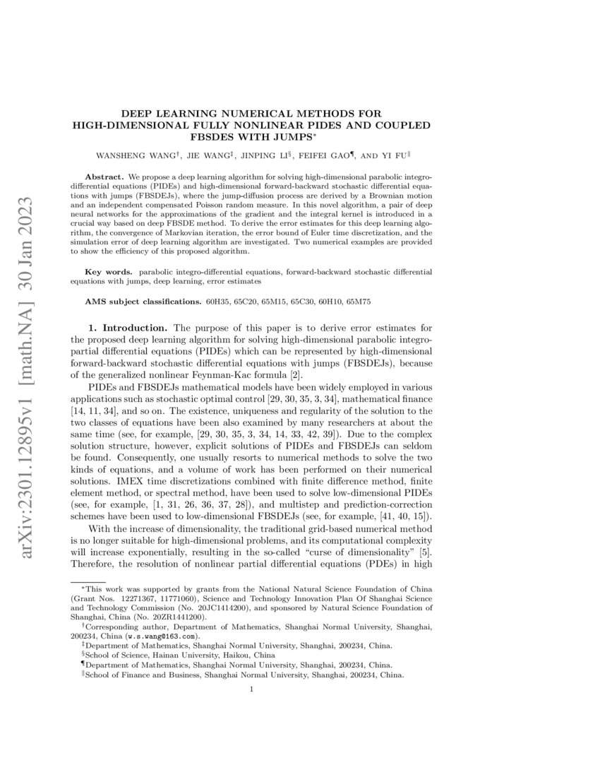 Deep Learning Numerical Methods For High Dimensional Fully Nonlinear Pides And Coupled Fbsdes