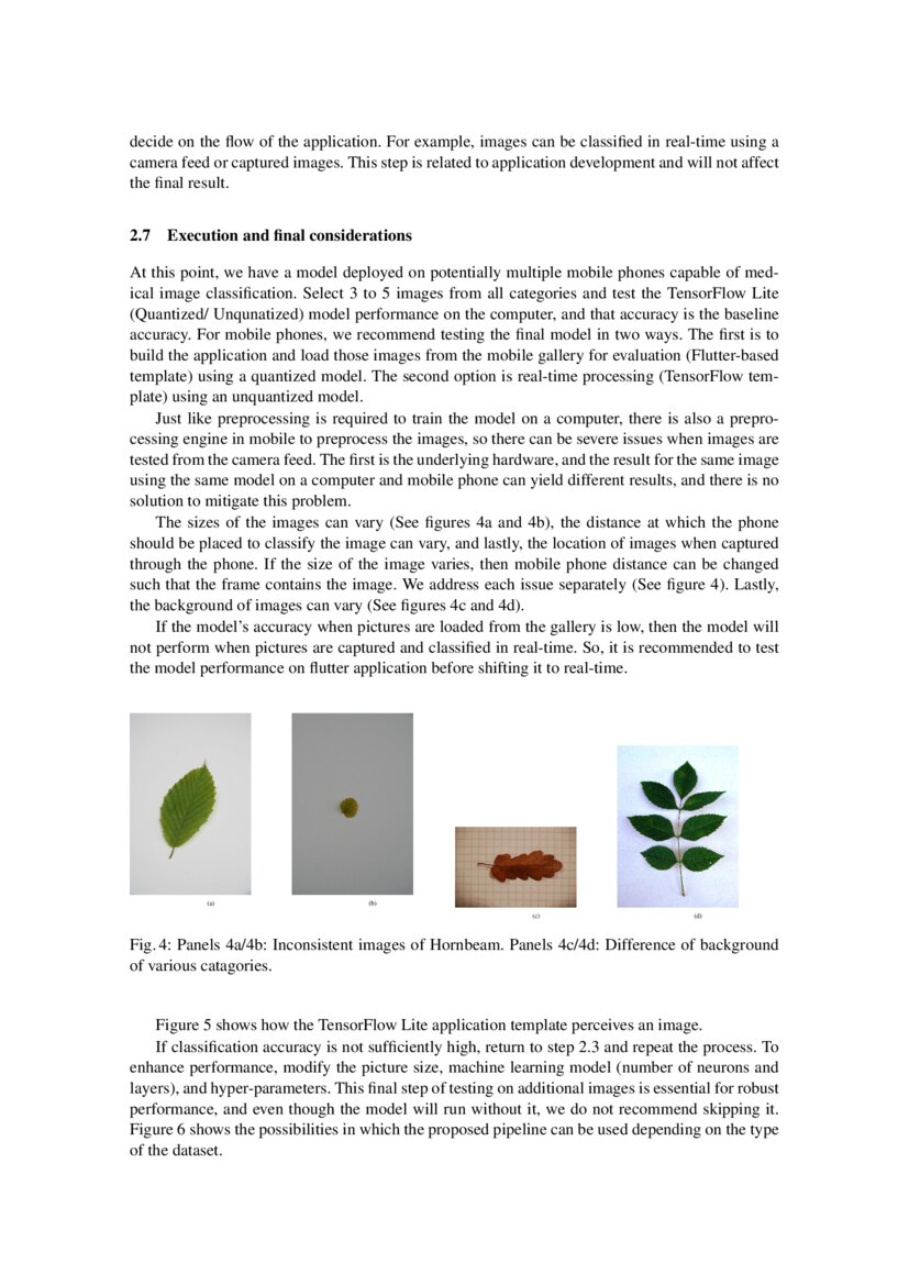 Deep learning pipeline for image classification on mobile phones | DeepAI