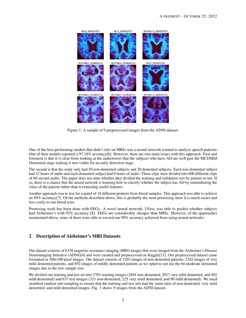 Deep Multi-Branch CNN Architecture for Early Alzheimer's Detection from ... Deep Multi-Branch CNN Architecture for Early Alzheimer's Detection from ...