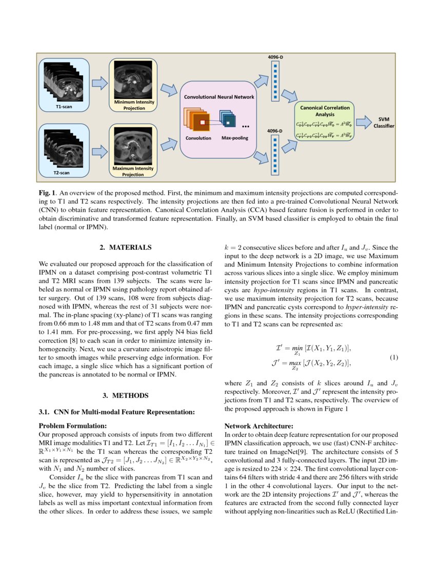 Deep Multi-Modal Classification of Intraductal Papillary Mucinous Neoplasms (IPMN) with ...