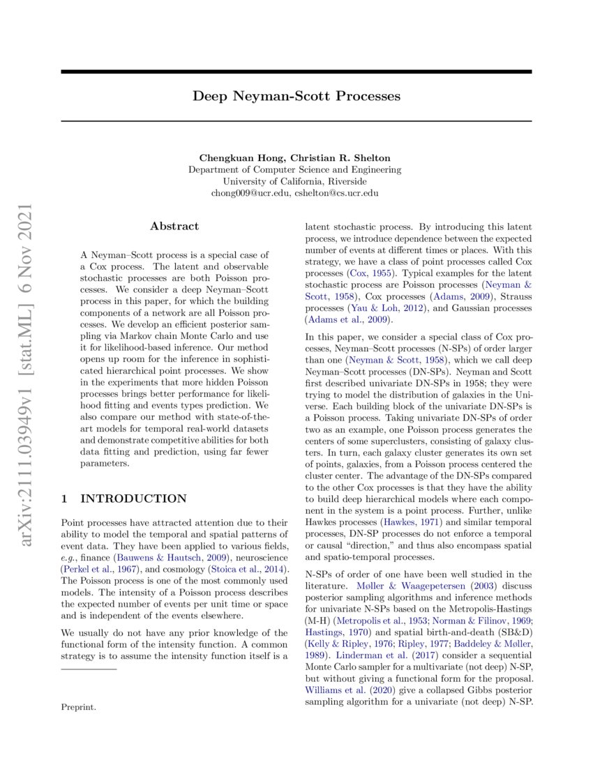 Deep Neyman-Scott Processes | DeepAI