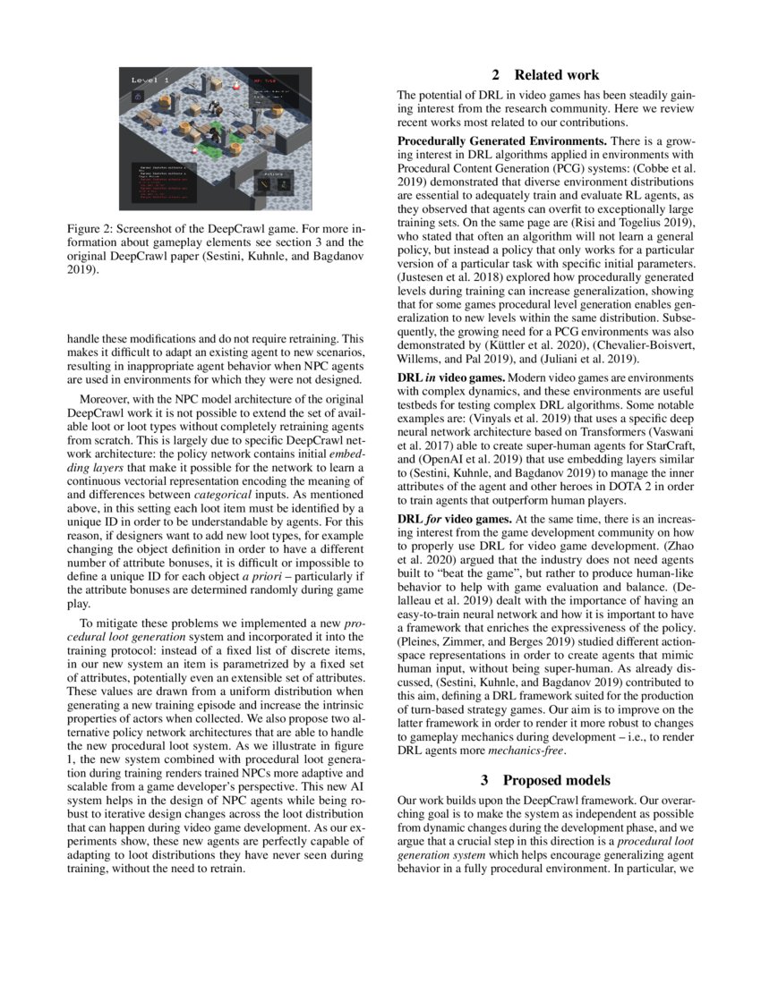 Deep Policy Networks for NPC Behaviors that Adapt to Changing Design ...