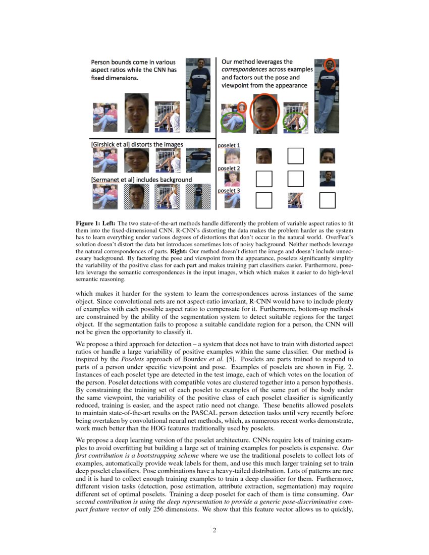 Deep Poselets for Human Detection | DeepAI