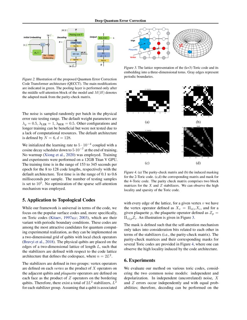 Deep Quantum Error Correction | DeepAI