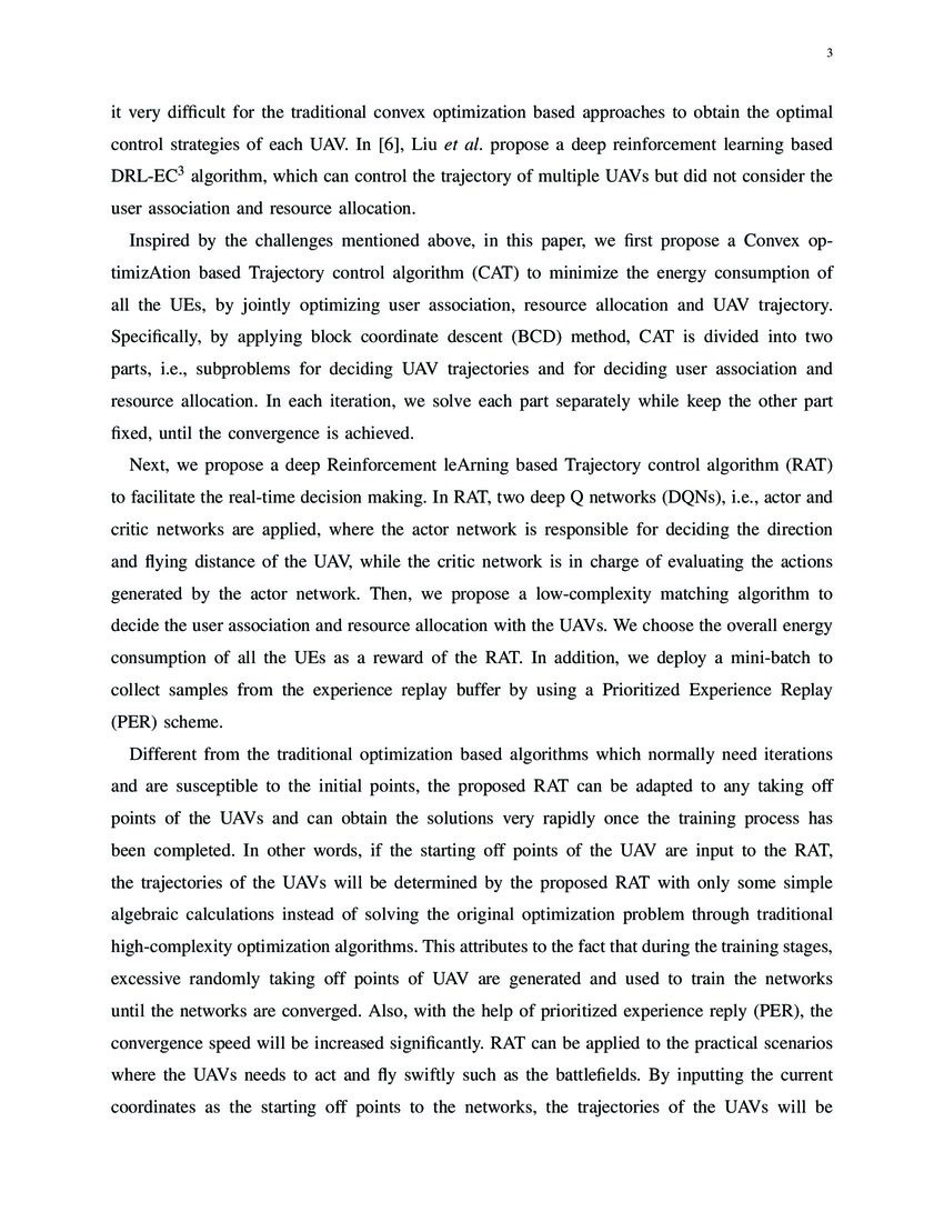 Deep Reinforcement Learning Based Dynamic Trajectory Control For Uav