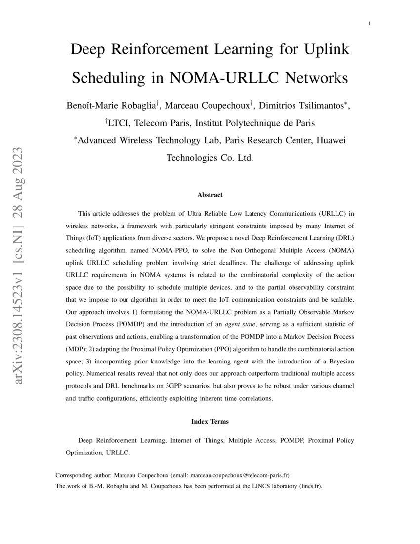 Deep Reinforcement Learning For Uplink Scheduling In Noma Urllc