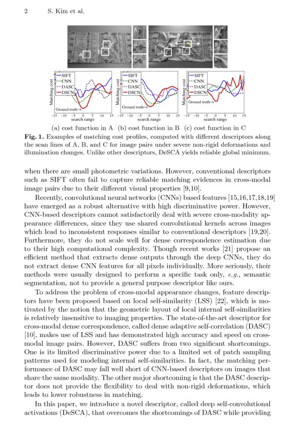 Deep Self-Convolutional Activations Descriptor for Dense Cross-Modal Correspondence | DeepAI