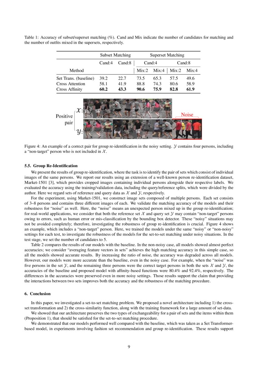 Deep Set-to-Set Matching and Learning | DeepAI
