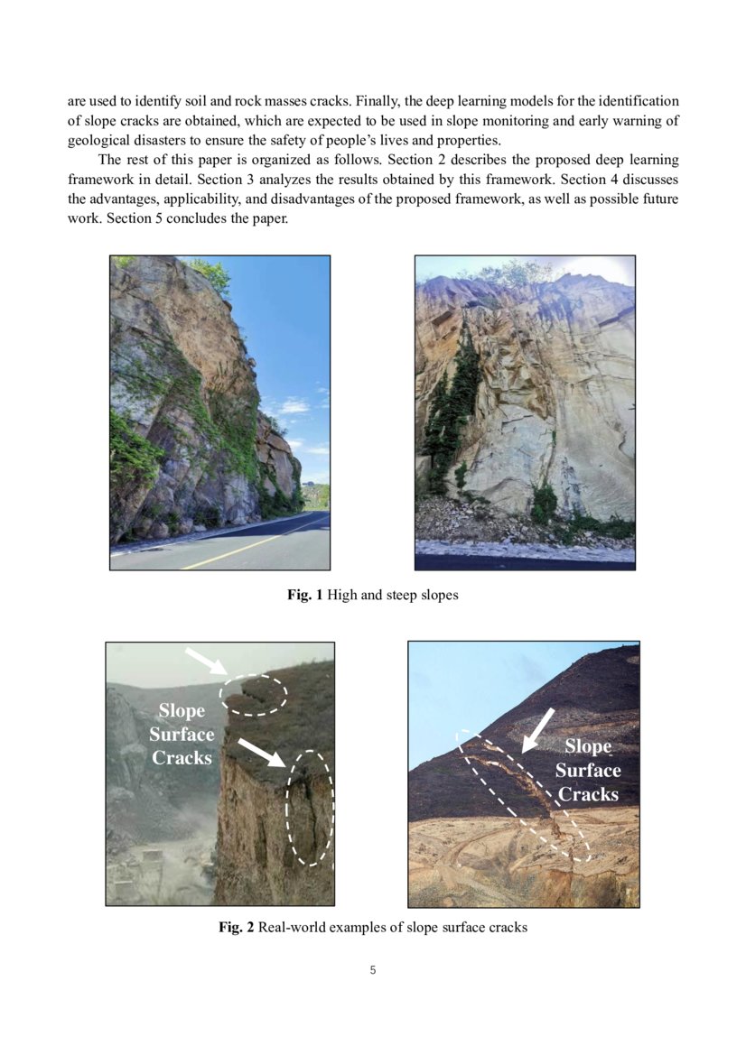 Deep Transfer Learning for Identifications of Slope Surface Cracks | DeepAI