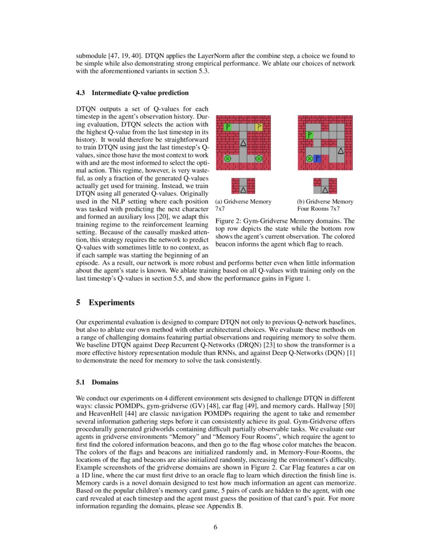 Deep Transformer Q Networks For Partially Observable Reinforcement Learning Deepai