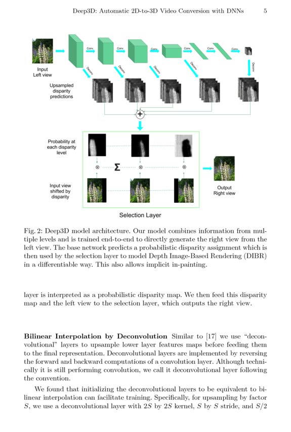 Deep3D: Fully Automatic 2D-to-3D Video Conversion with Deep Convolutional Neural Networks | DeepAI
