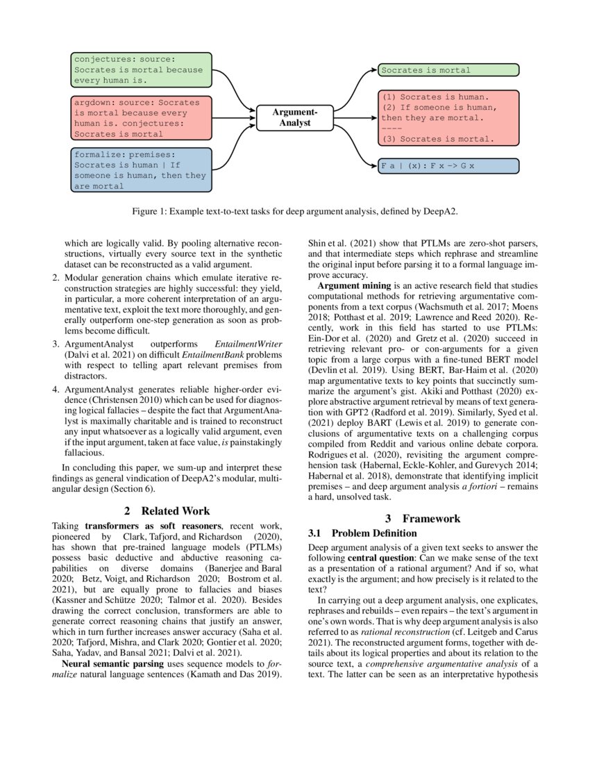 DeepA2: A Modular Framework for Deep Argument Analysis with Pretrained Neural Text2Text Language ...