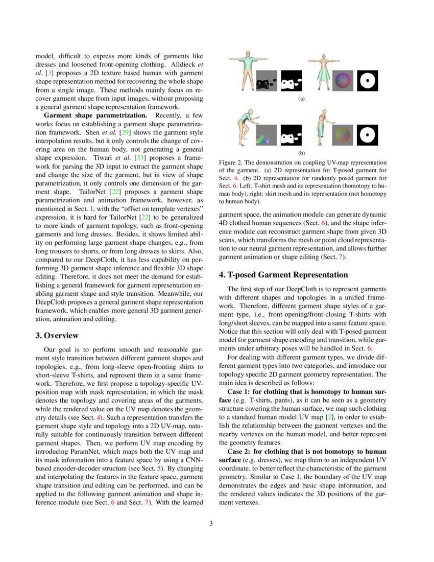 DeepCloth: Neural Garment Representation for Shape and Style Editing ...