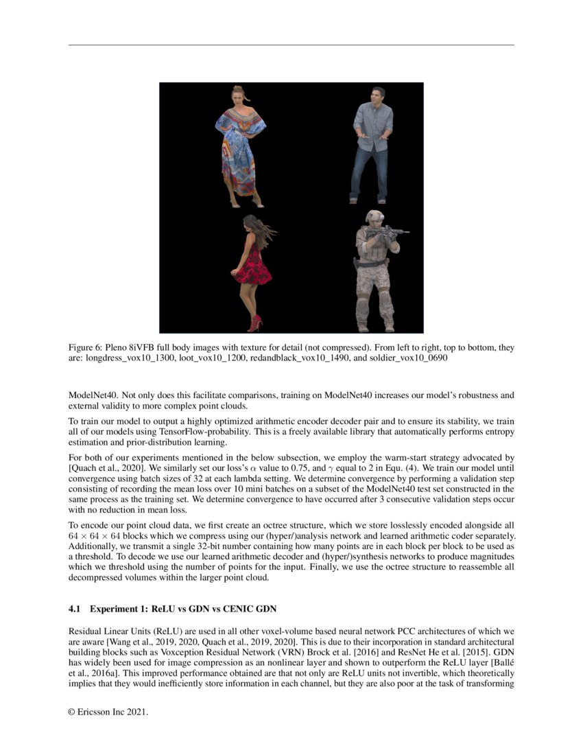 DeepCompress: Efficient Point Cloud Geometry Compression | DeepAI