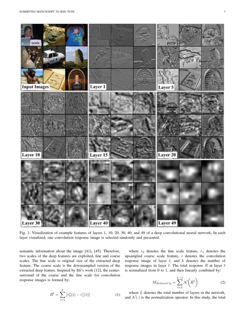 DeepFeat: A Bottom Up and Top Down Saliency Model Based on Deep Features of Convolutional Neural ...