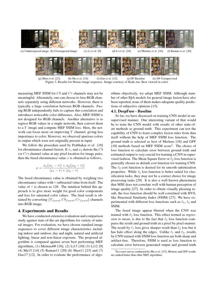 DeepFuse: A Deep Unsupervised Approach for Exposure Fusion with Extreme Exposure Image Pairs ...