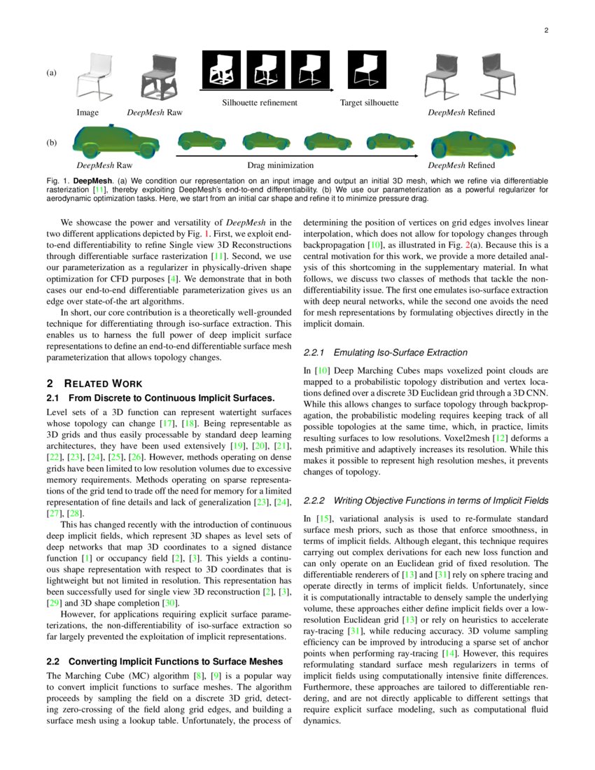 Deepmesh Differentiable Iso Surface Extraction Deepai