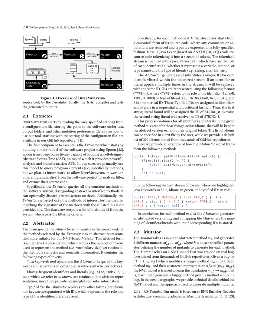 DeepMutation: A Neural Mutation Tool | DeepAI