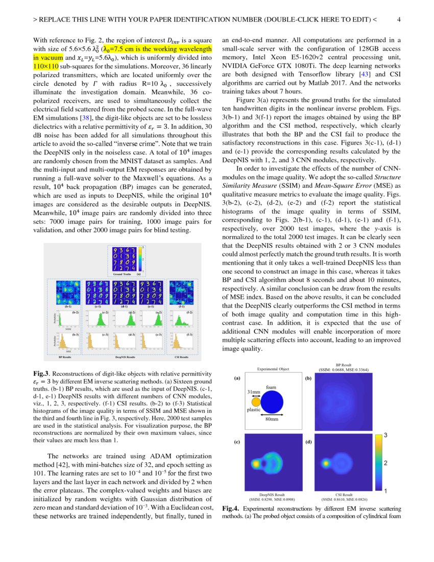 DeepNIS: Deep Neural Network for Nonlinear Electromagnetic Inverse Scattering | DeepAI