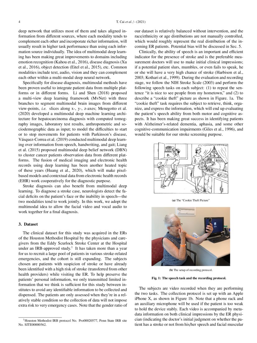 DeepStroke: An Efficient Stroke Screening Framework for Emergency Rooms ...