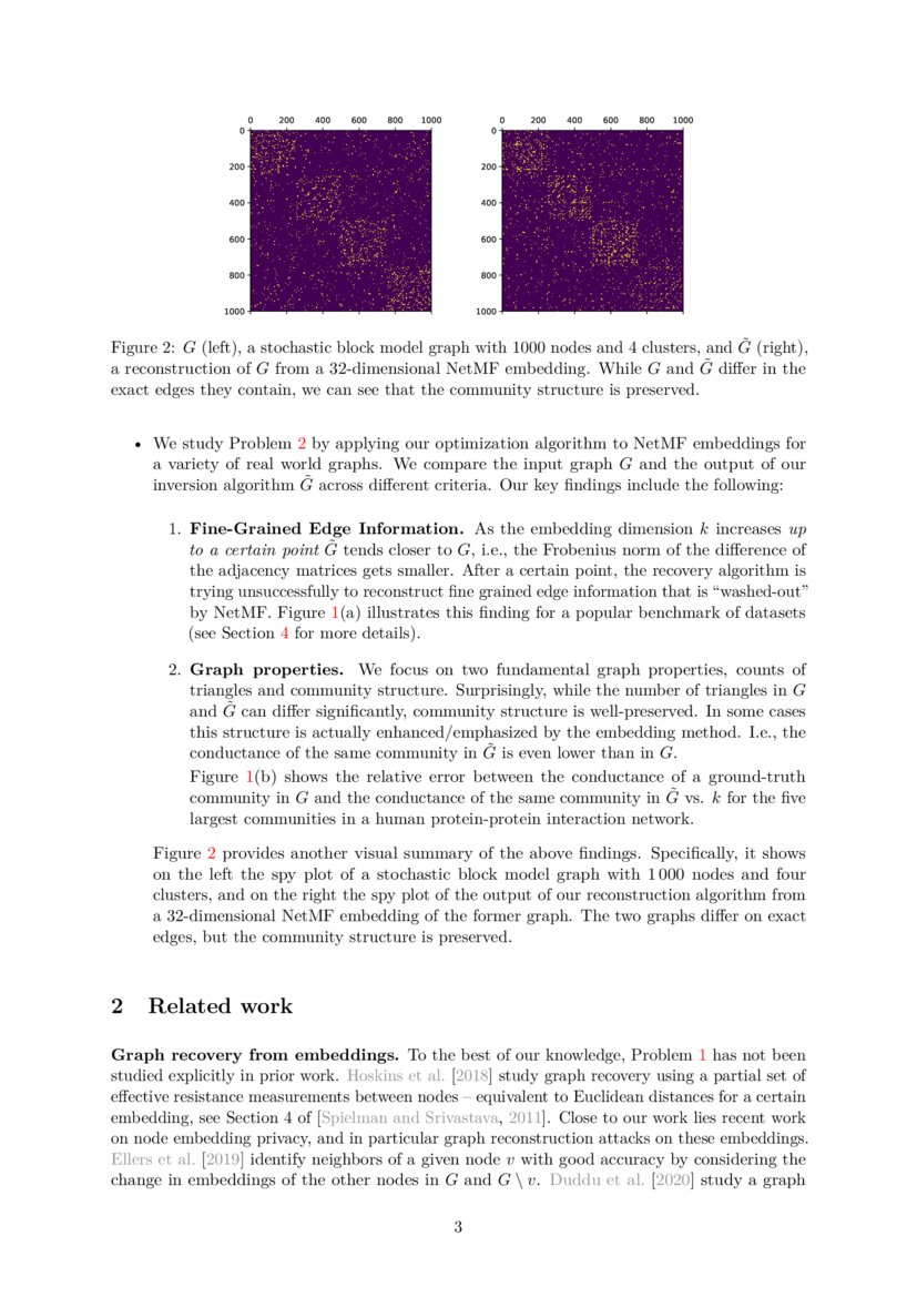 DeepWalking Backwards: From Embeddings Back to Graphs | DeepAI