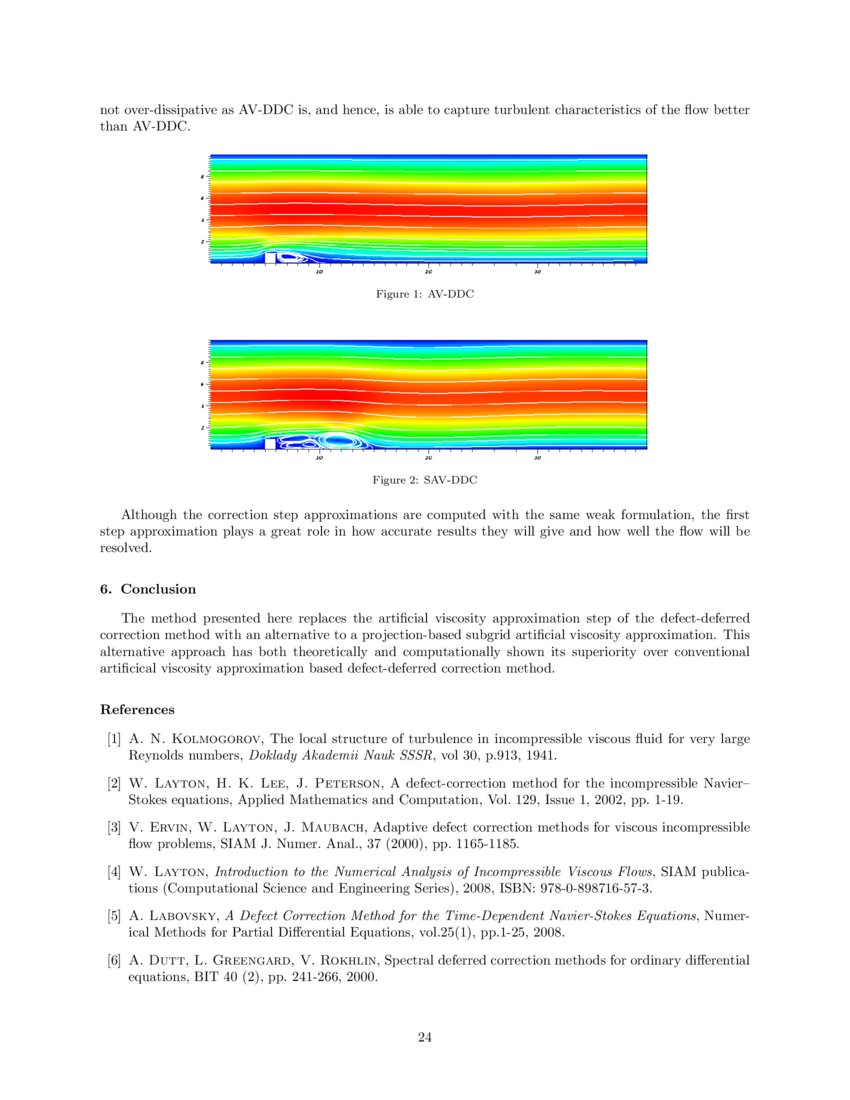 Defect Deferred Correction Method Based On A Subgrid Artificial