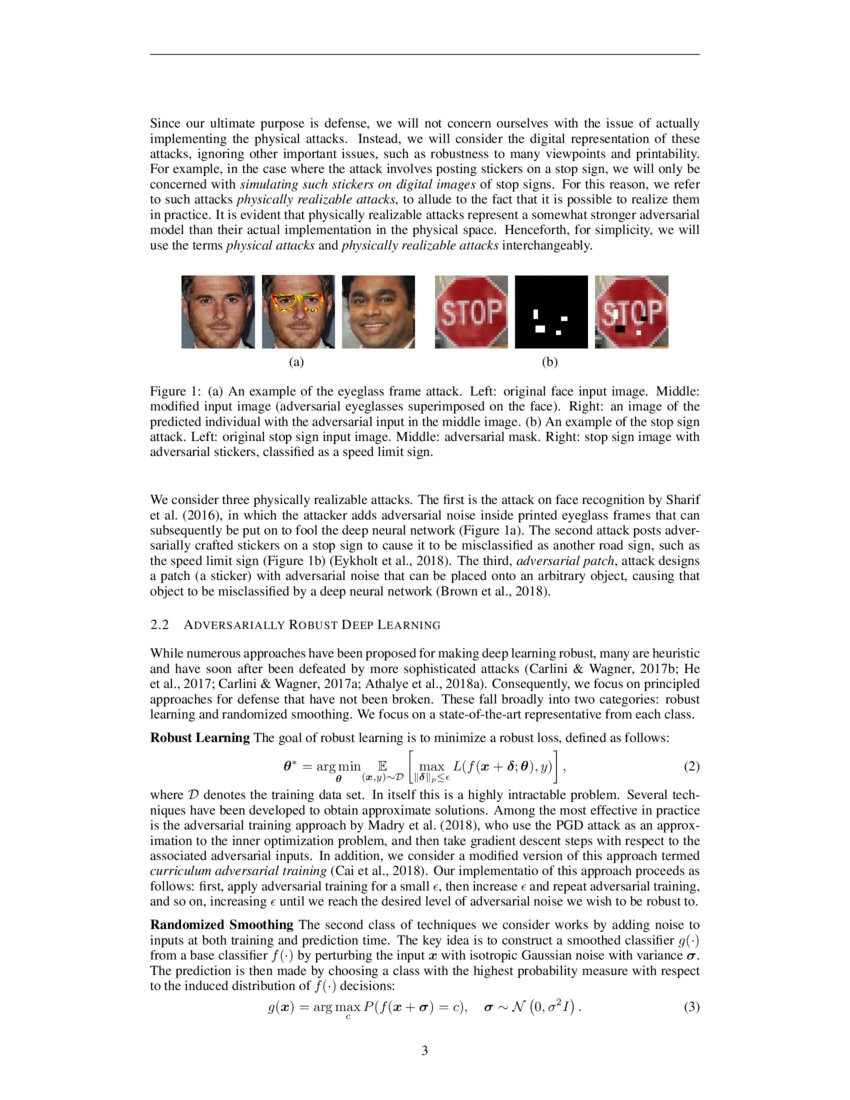 Defending Against Physically Realizable Attacks on Image Classification ...