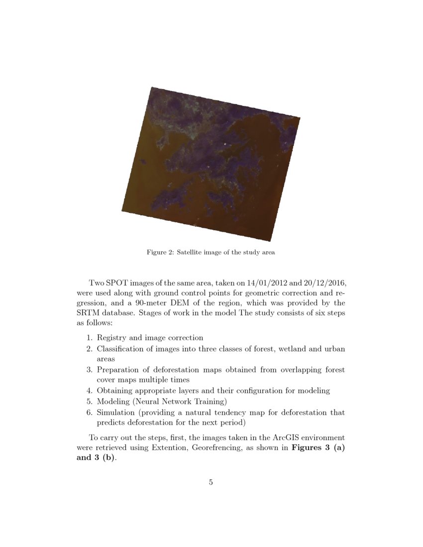 Deforestation Prediction Using Neural Networks and Satellite Imagery in a Spatial Information ...