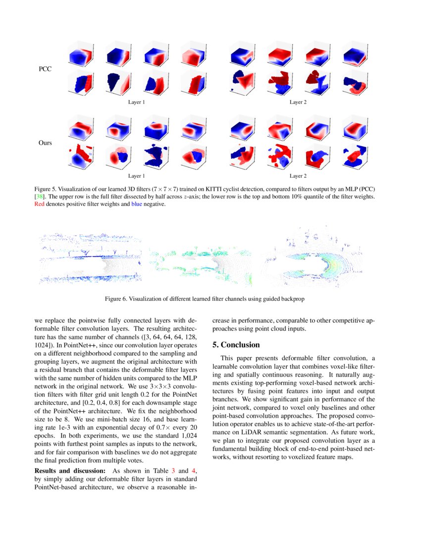 Deformable Filter Convolution for Point Cloud Reasoning | DeepAI