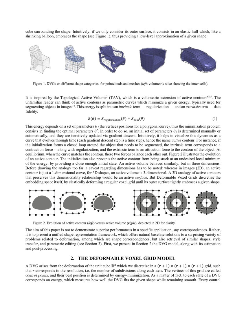 Deformable Voxel Grids for Shape Comparisons | DeepAI