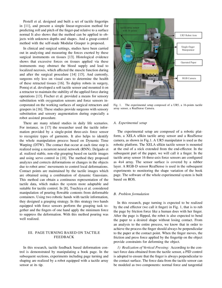 Deformation Control of a Deformable Object Based on Visual and Tactile Feedback | DeepAI