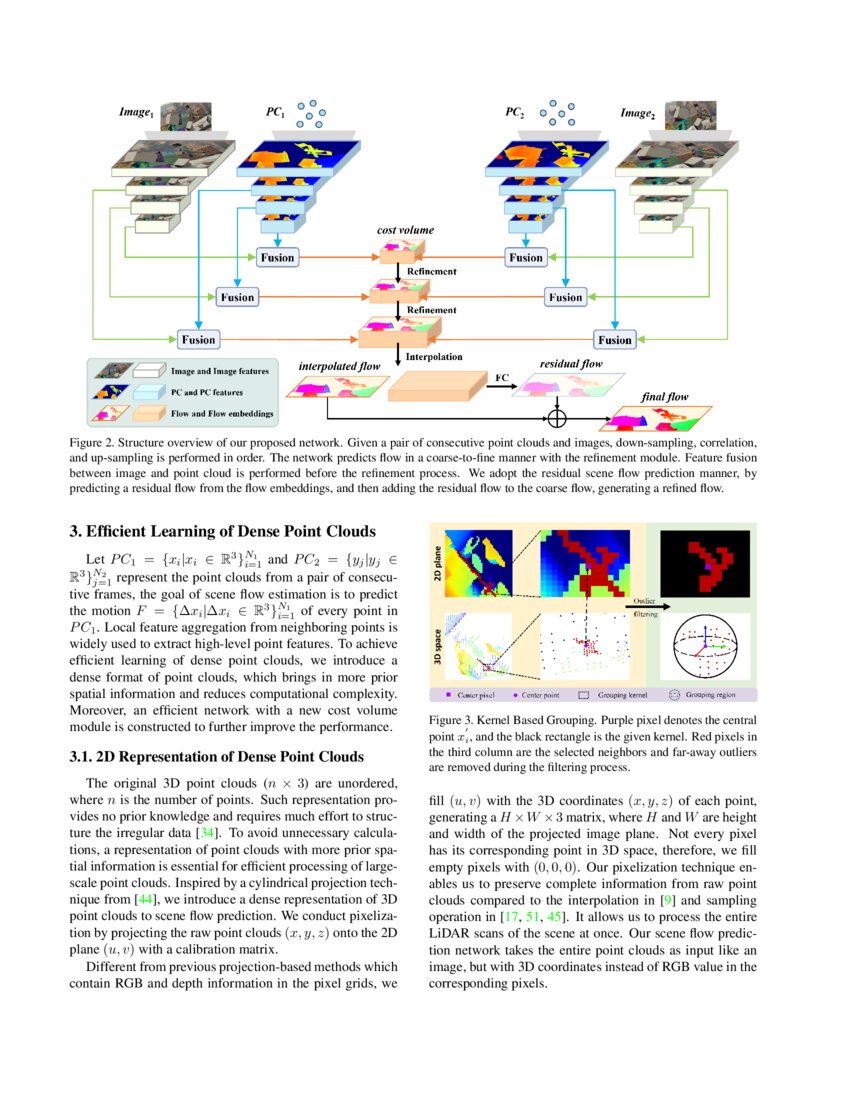 DELFlow: Dense Efficient Learning of Scene Flow for Large-Scale Point Clouds | DeepAI