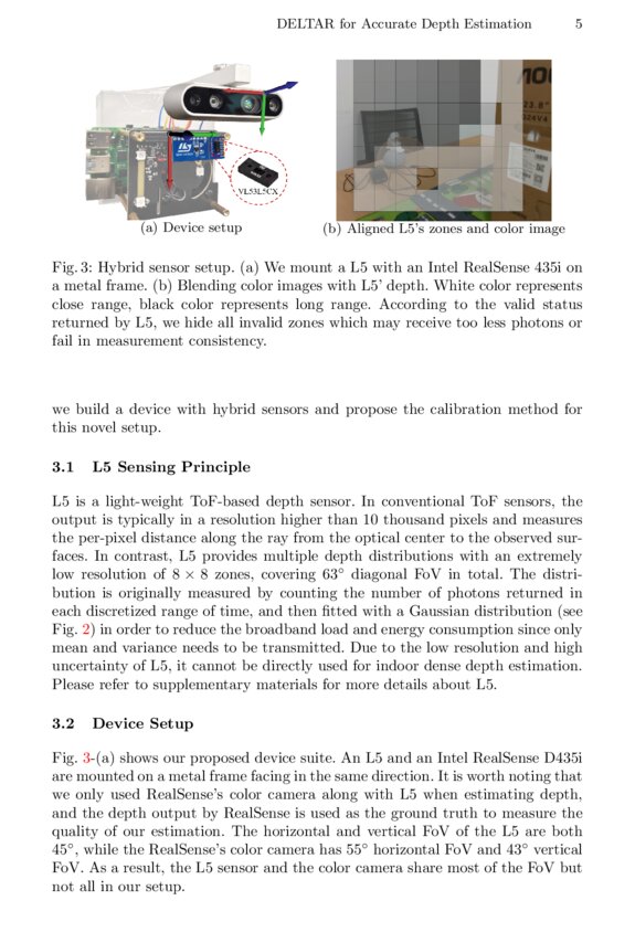 DELTAR: Depth Estimation from a Light-weight ToF Sensor and RGB Image | DeepAI