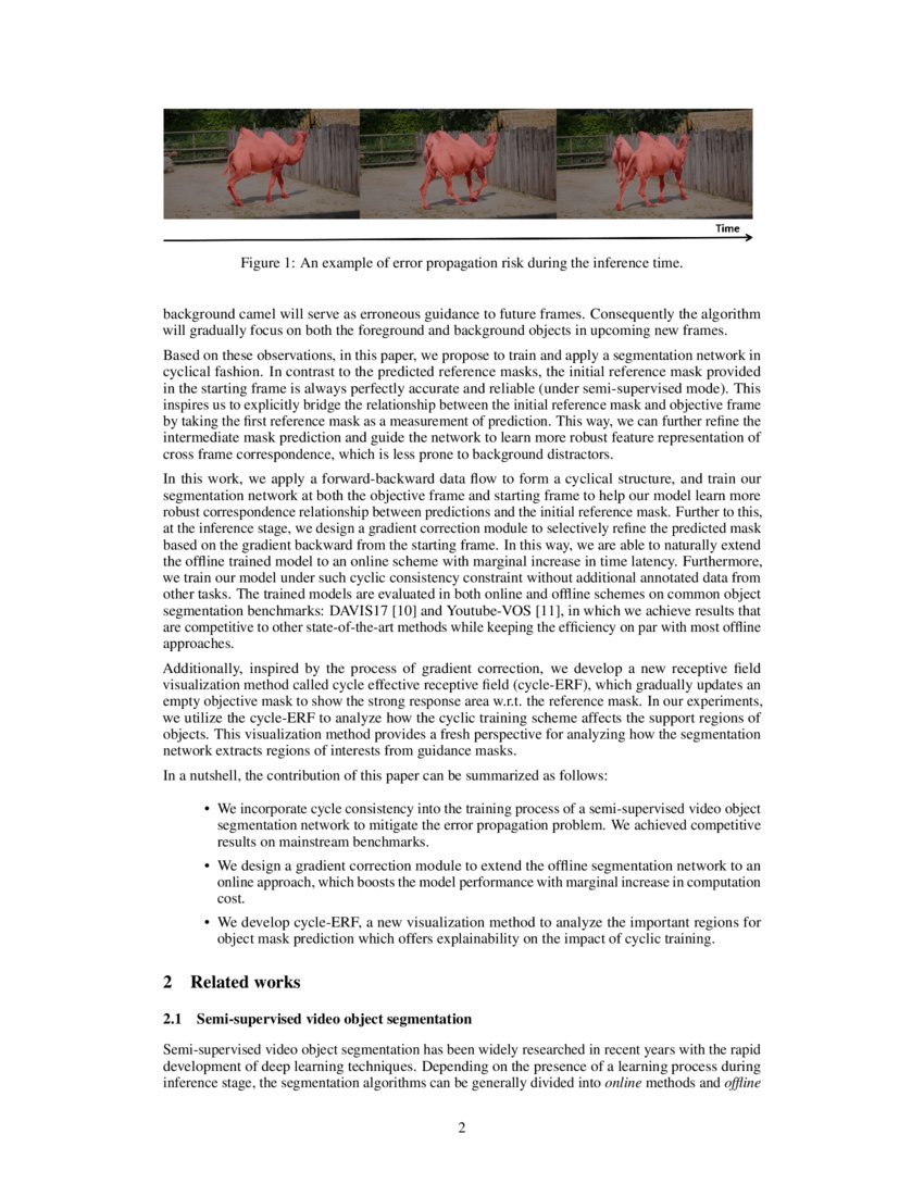 Delving into the Cyclic Mechanism in Semi-supervised Video Object Segmentation | DeepAI